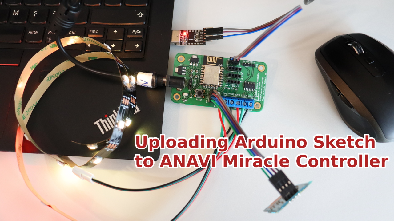 Flashing Firmware on ANAVI Miracle Controller with Arduino IDE – ANAVI ...