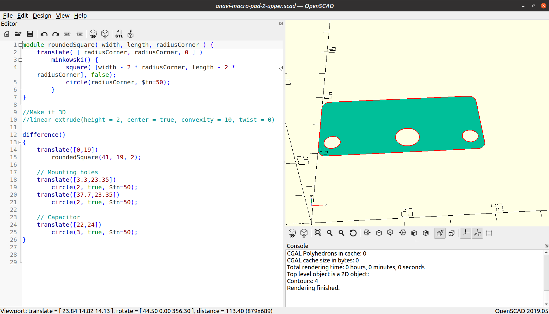 How OpenSCAD Helped ANAVI Macro Pad 2? – ANAVI Technology