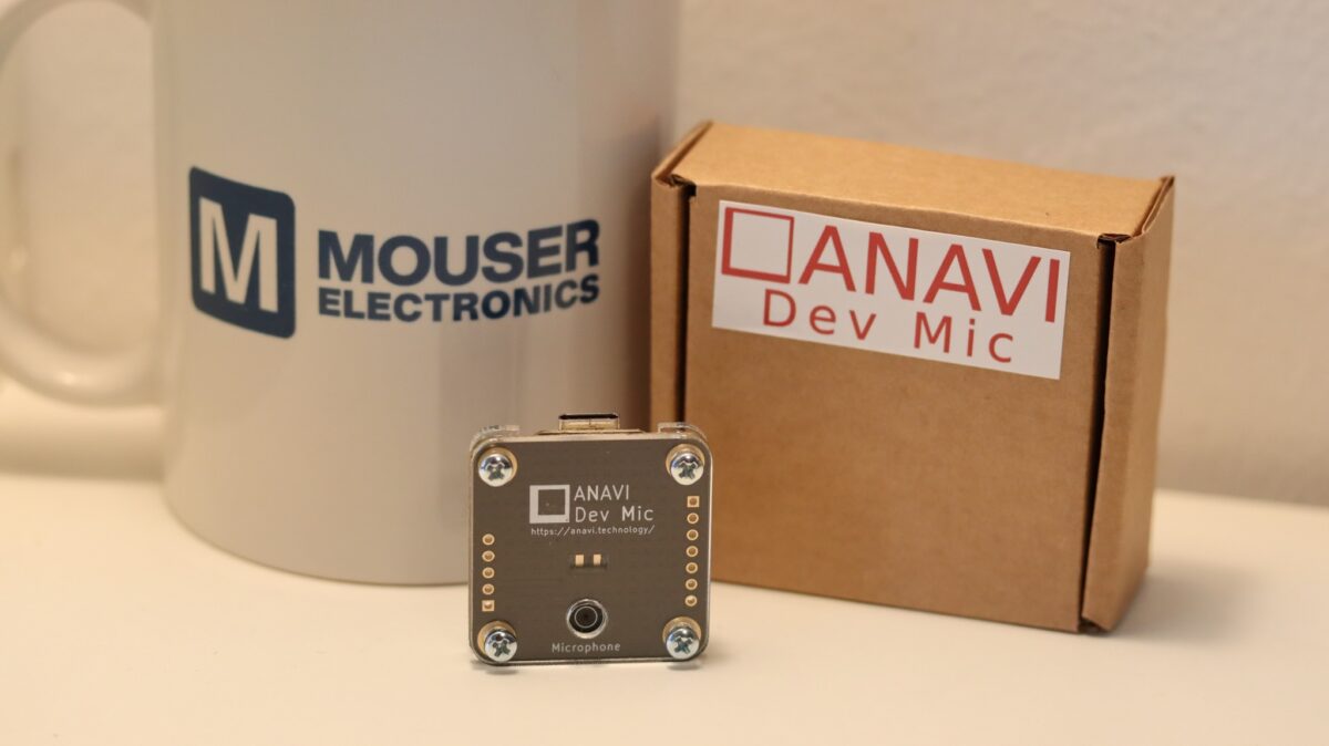 ANAVI Dev Mic: Open-Source USB-C Microphone Now Available at Mouser – ANAVI Technology